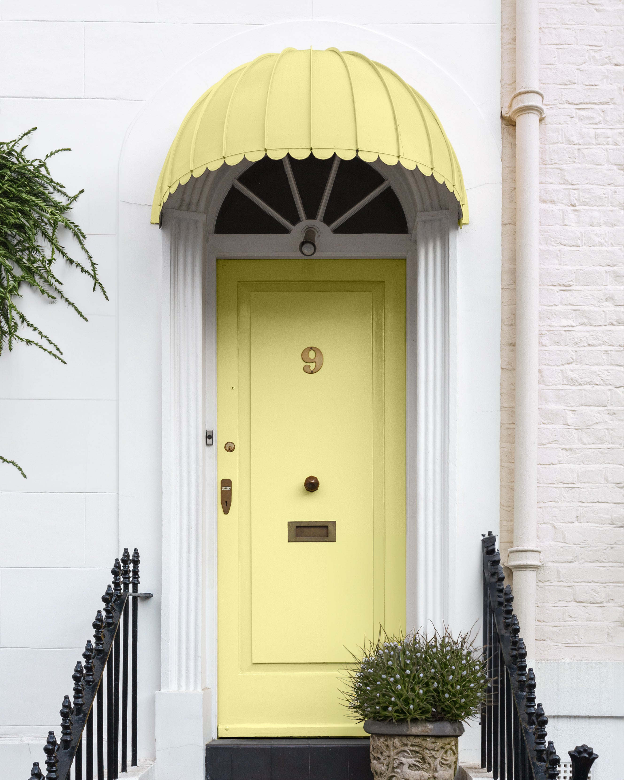 Front Door Paint Yellow Merry-go-round by Knuckles