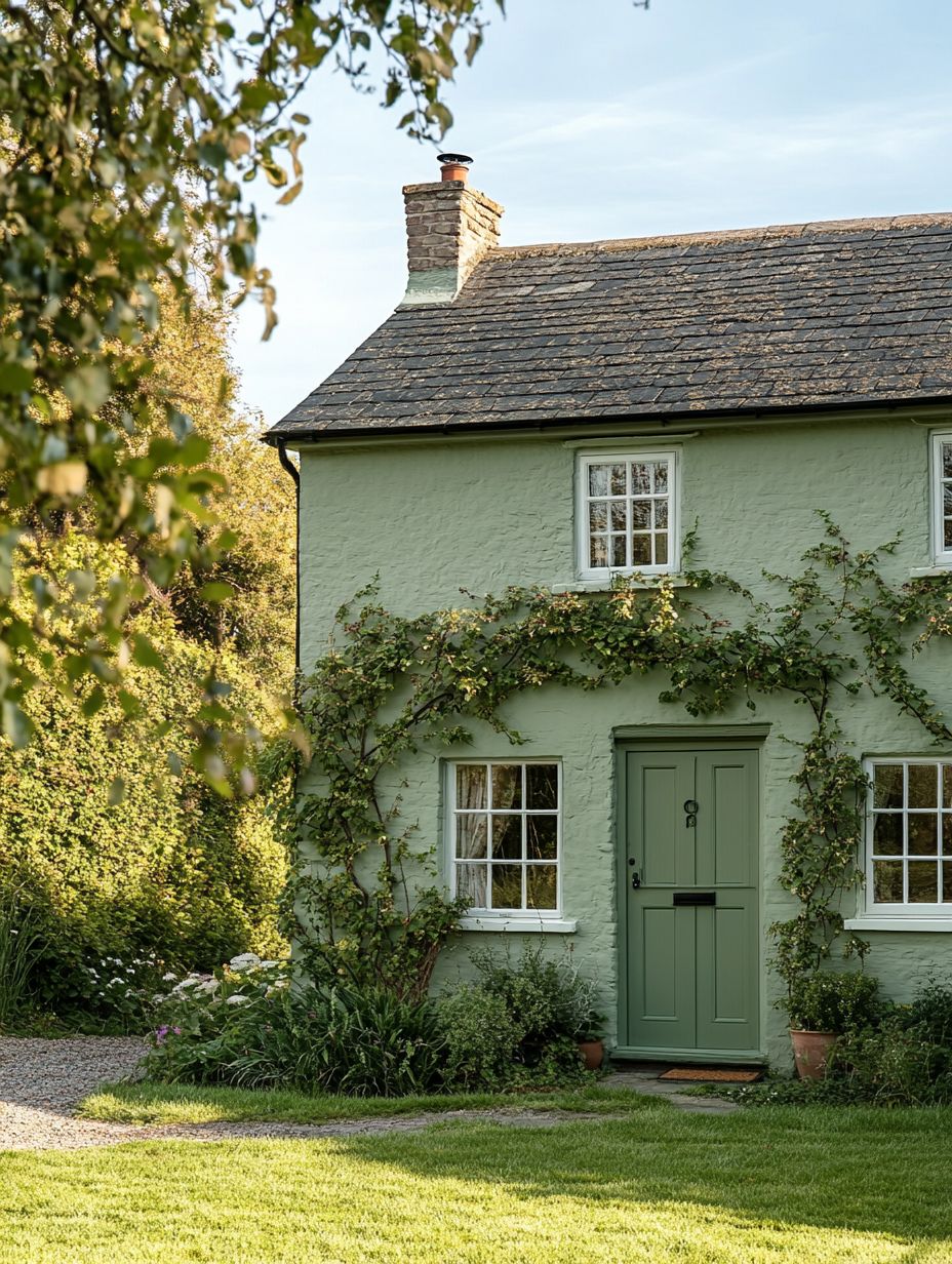 Exterior Masonry Wall Paint - Green Pressed Leaf | Brick & Render ...
